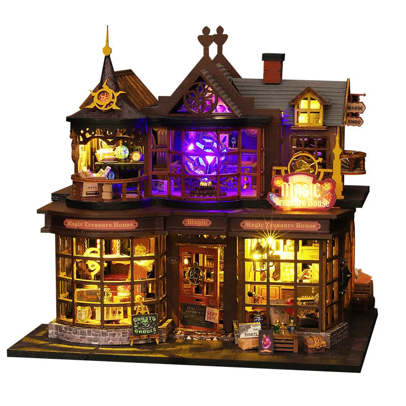 Miniature DIY Magic Treasure House Fantasy Book Nook Kit – LuthCreative
